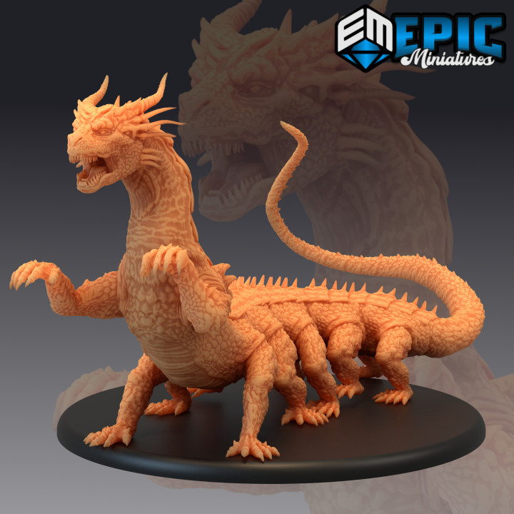 3D Printable Behir Adult / Lightning Lizard / Classic Monster by Epic ...