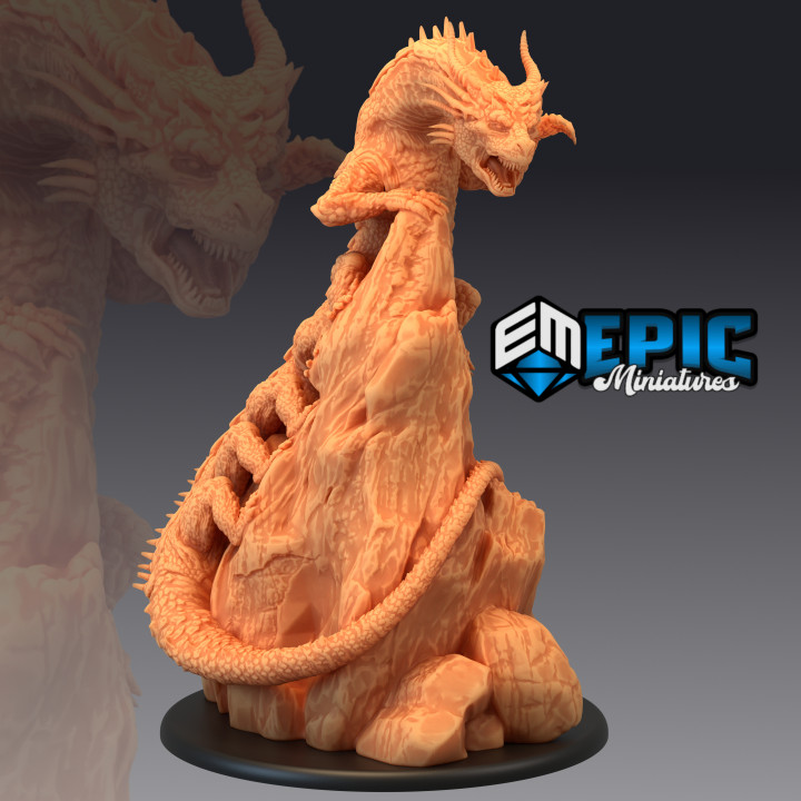 3D Printable Behir Climbing / Lightning Lizard / Classic Monster by ...