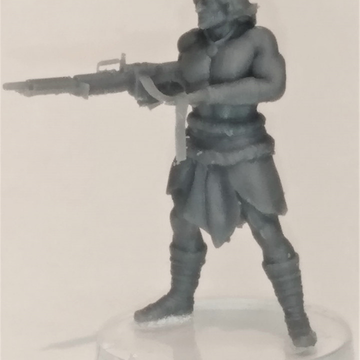 3D Printable Obmar the Barbarian by KLT Studio