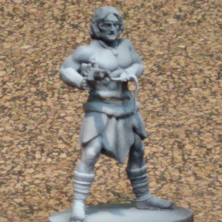 3D Printable Obmar the Barbarian by KLT Studio
