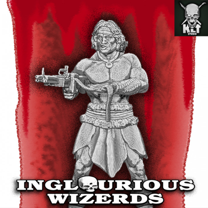 3D Printable Obmar the Barbarian by KLT Studio