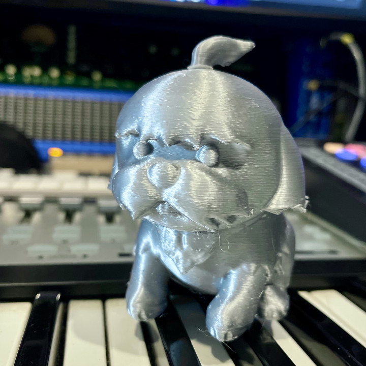 3D Printable Moji The Dog by Kaii