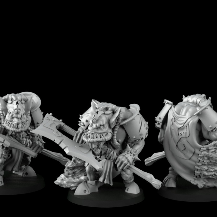 3D Printable Horde of Orcs by Crosslances