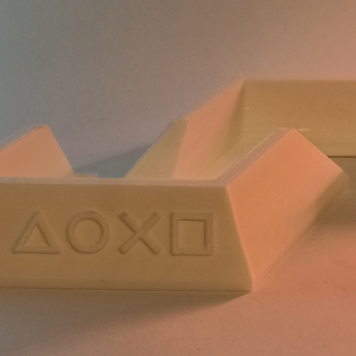 3D Printable Playstation PS4 vertical stand by Nikita