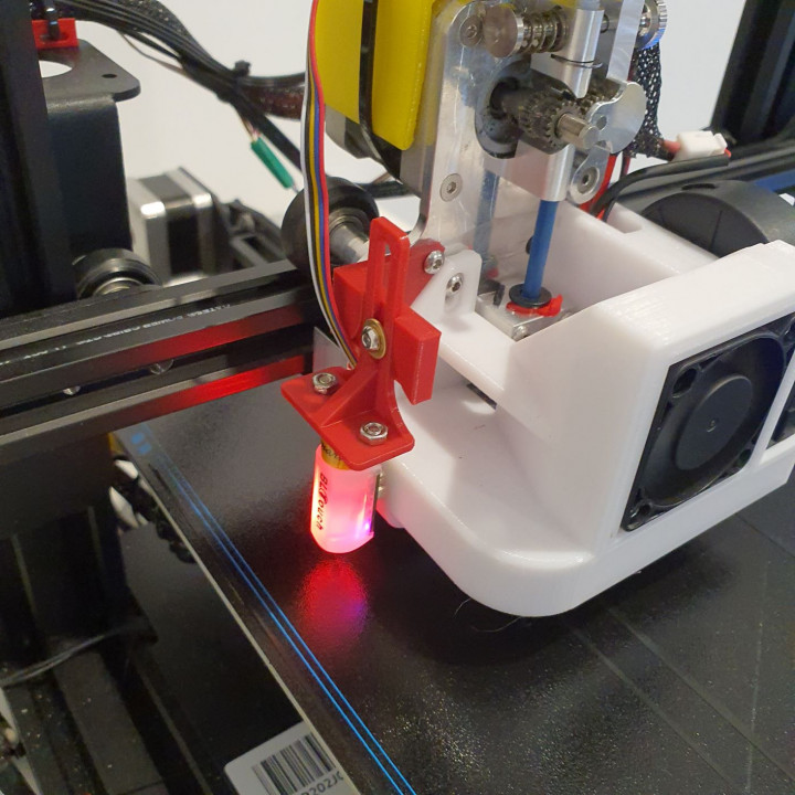 3D Printable BL Touch Mount For Micro Swiss Direct Drive with Satsana ...