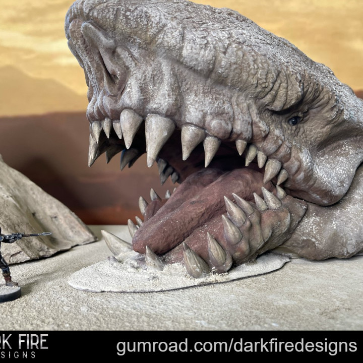3D Printable Sand Dragon by Dark Fire Designs