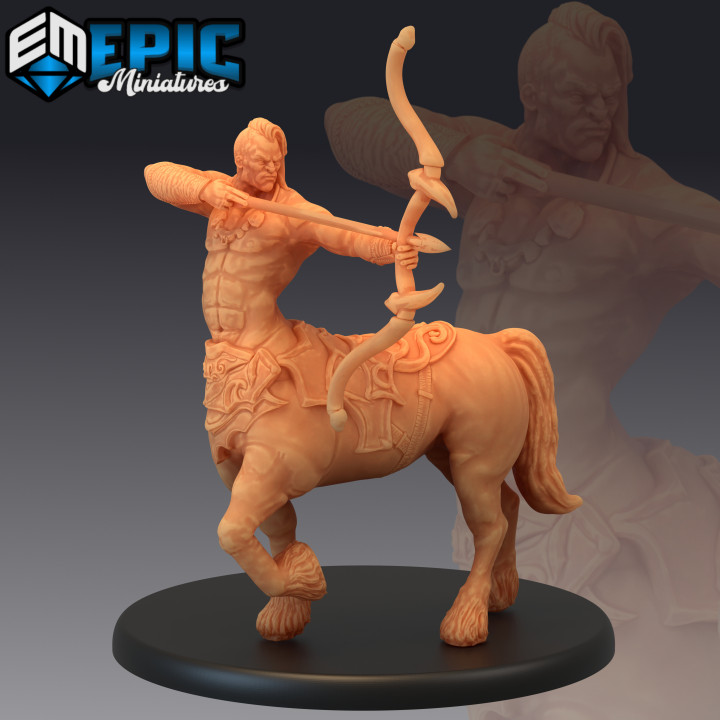 3D Printable Centaur Set / Horse Human Hybrid / Classic Monster ...