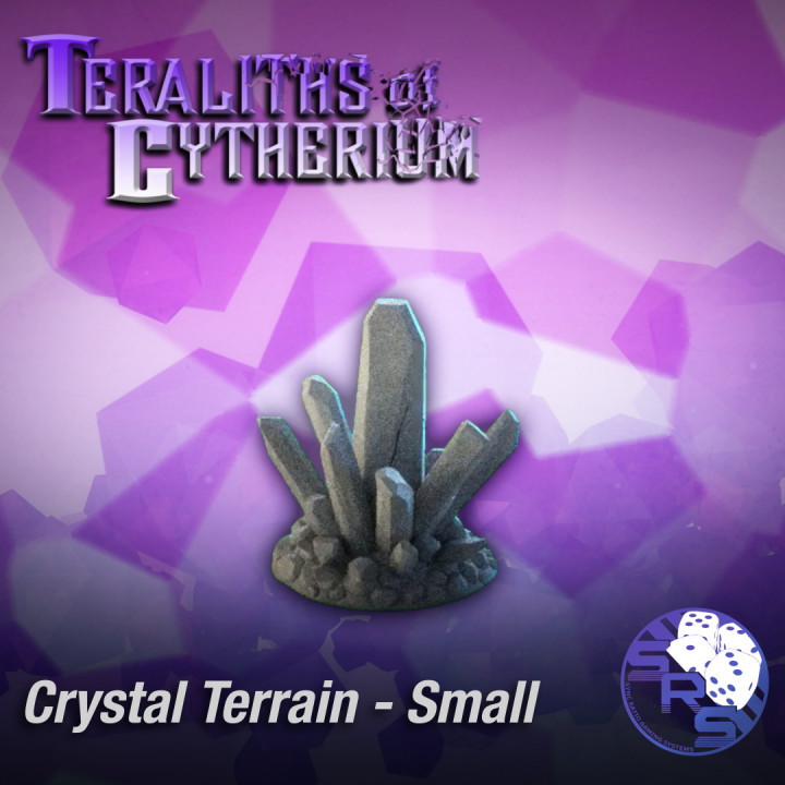 3D Printable Crystal Scatter Terrain Set by Sync Ratio Systems