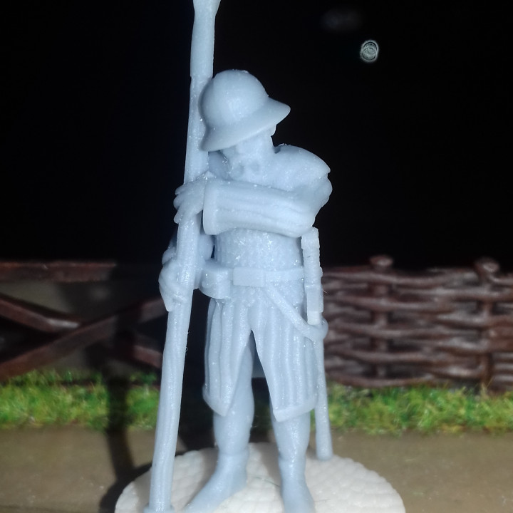 3D Printable Soldier City Watch sleeping, !FREE! !SUPPORTED! by ...