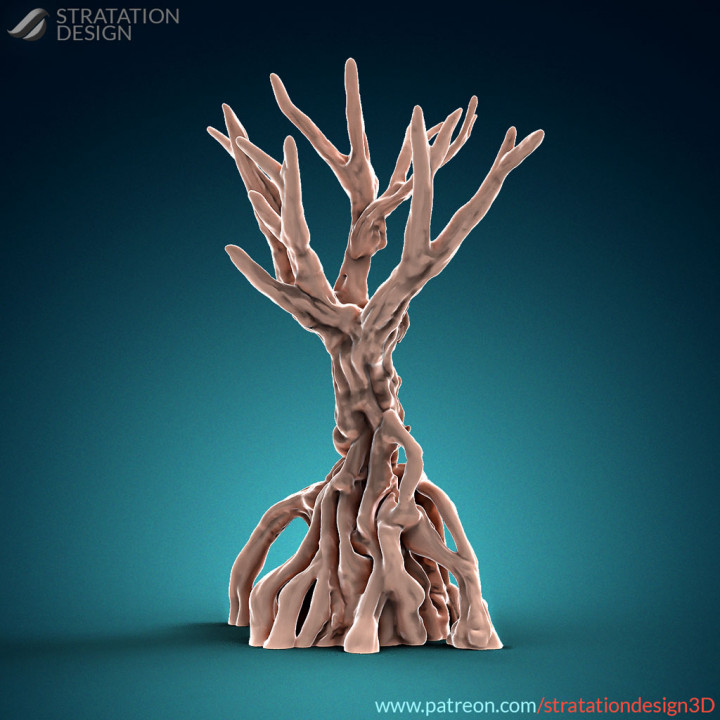 3D Printable Great Mangrove Tree by Stratation Design