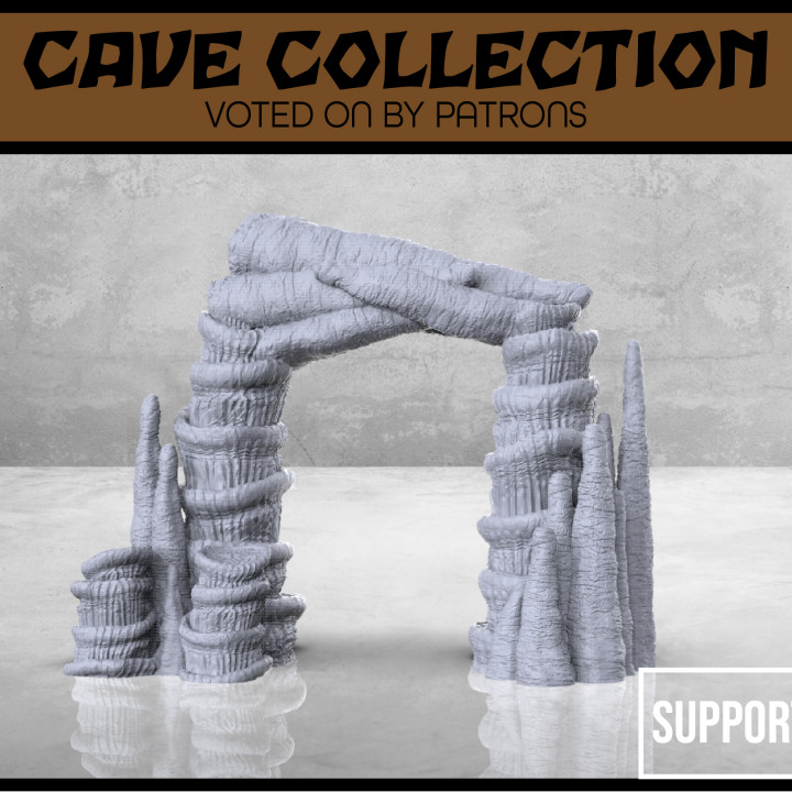 3D Printable Cave Entance V1 by M3DM