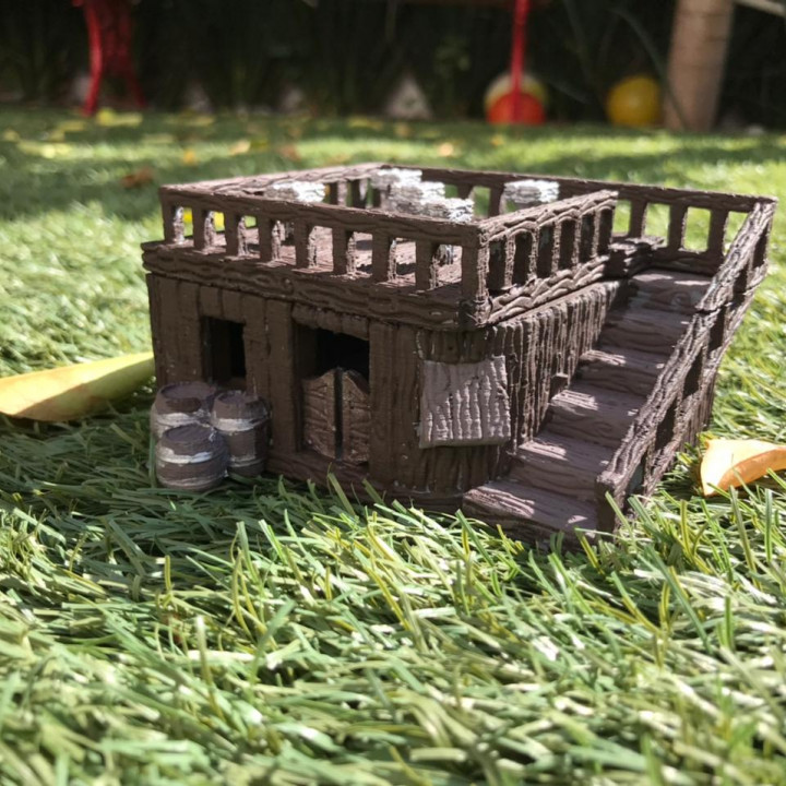 3D Printable Small Tabern/ Bar Medevial style by Abraham Garcia