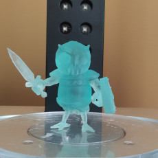 3D Printable Owl Fighter (pre-supported included) FREE MODEL by Dice Heads
