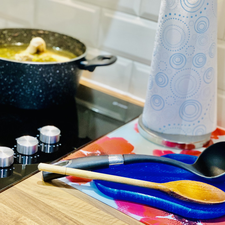 3D Printable Flexible Spoon Rest by Lazy Bear