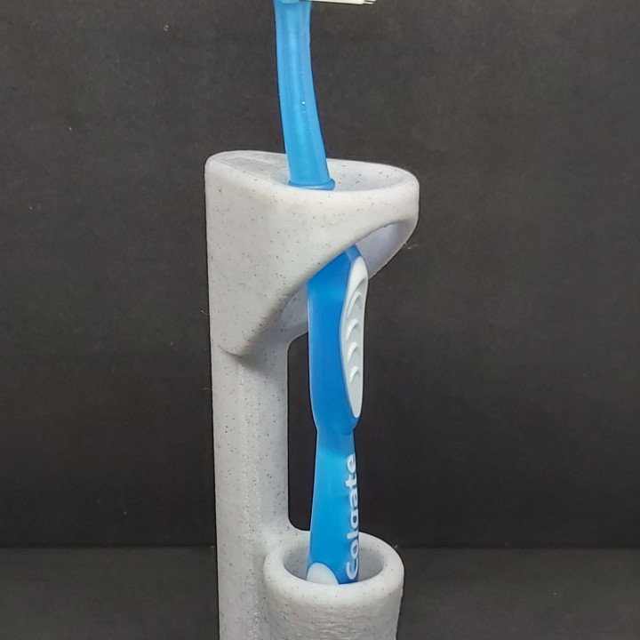 3D Printable Single Toothbrush Holder by Tyler