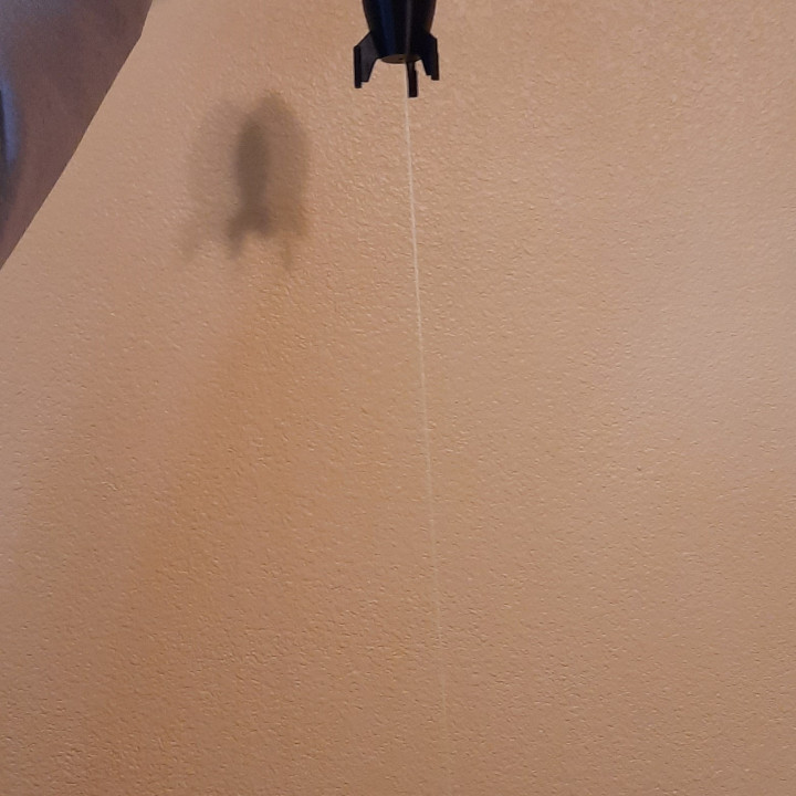 3D Printable Rocket String Toy by Patrick Powell