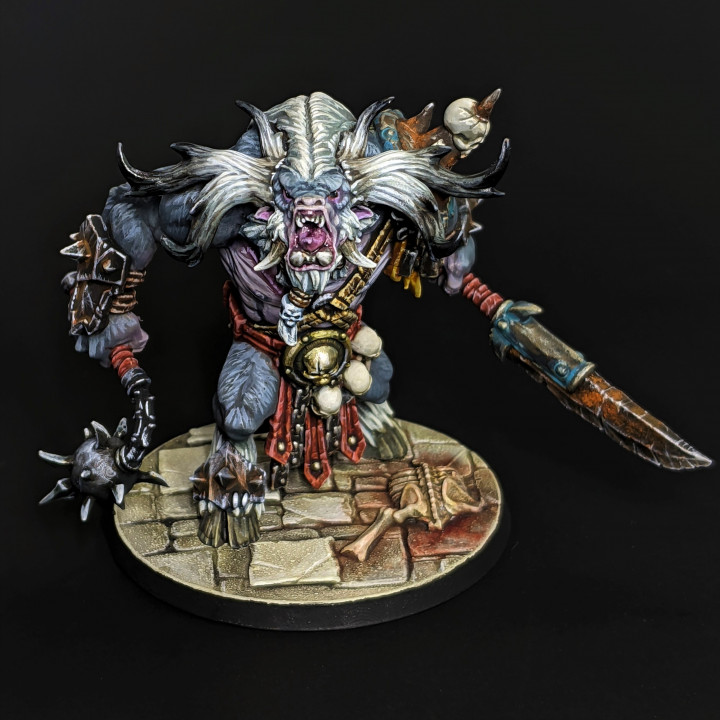 3D Printable Barath, The Beast Lord by Bite the Bullet