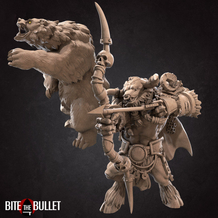 3D Printable Minotaur Pack by Bite the Bullet