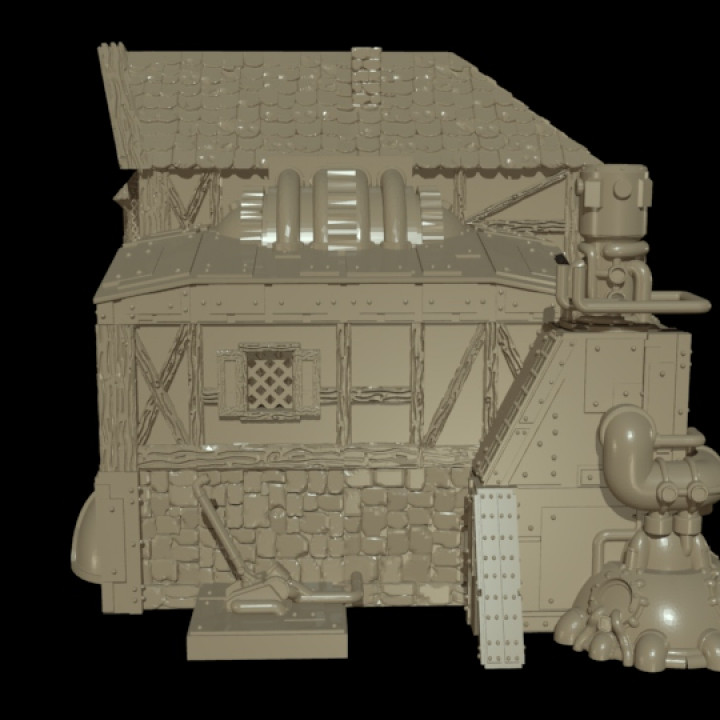 3D Printable Tinker's House/Shop by Randy Miller