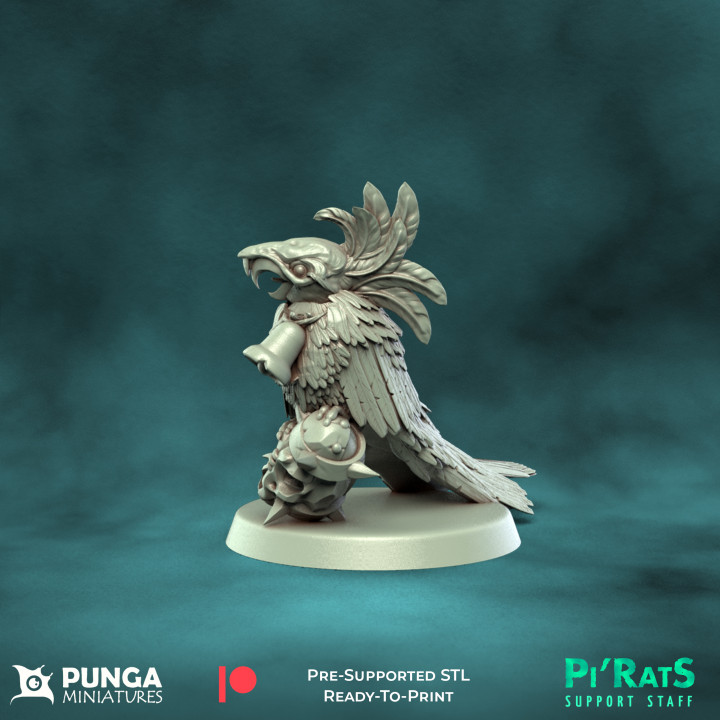 3D Printable January Release - Pi'Rats Support Staff by Punga Miniatures