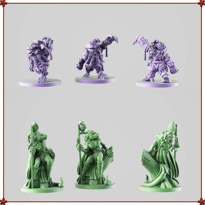 3D Printable Miniatures for 3D players by Crosslances