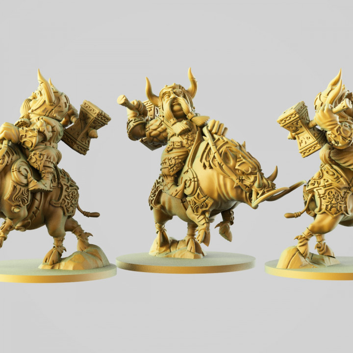 3D Printable Miniatures for 3D players by Crosslances
