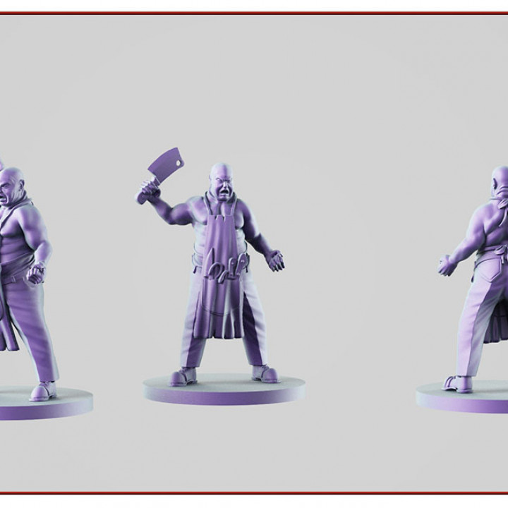 3D Printable Miniatures for 3D players by Crosslances
