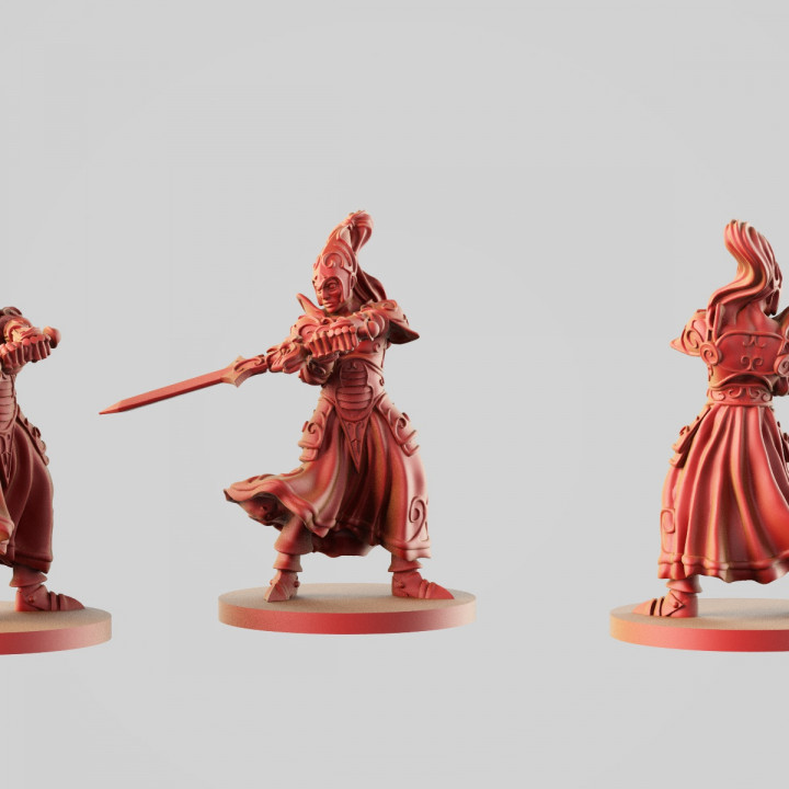 3D Printable Miniatures for 3D players by Crosslances