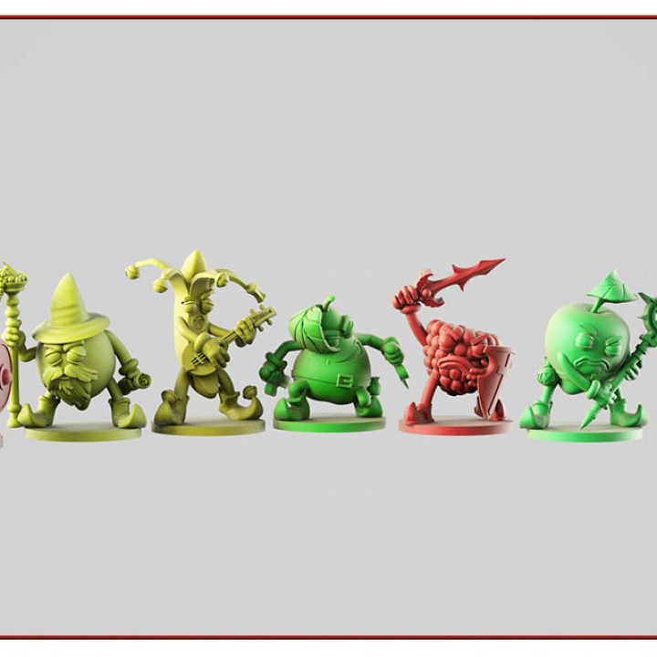 3D Printable Miniatures for 3D players by Crosslances