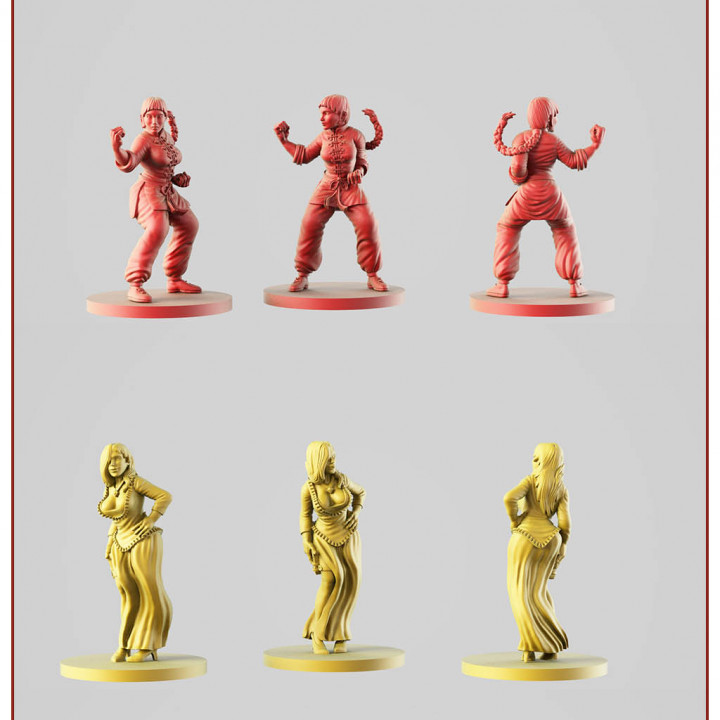 3D Printable Miniatures for 3D players by Crosslances