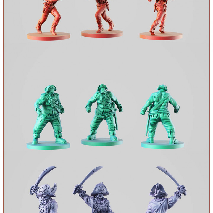 3D Printable Miniatures for 3D players by Crosslances