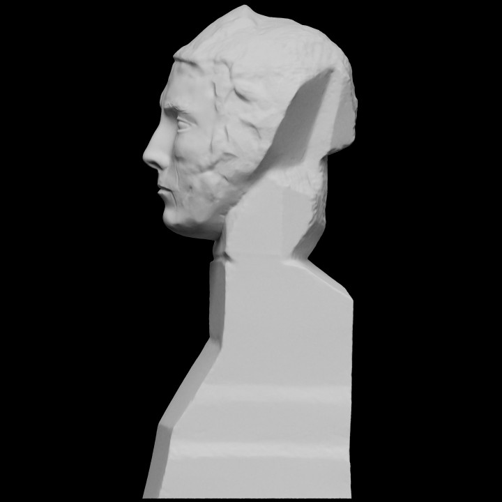 3D Printable Apollo's Head by Scan The World