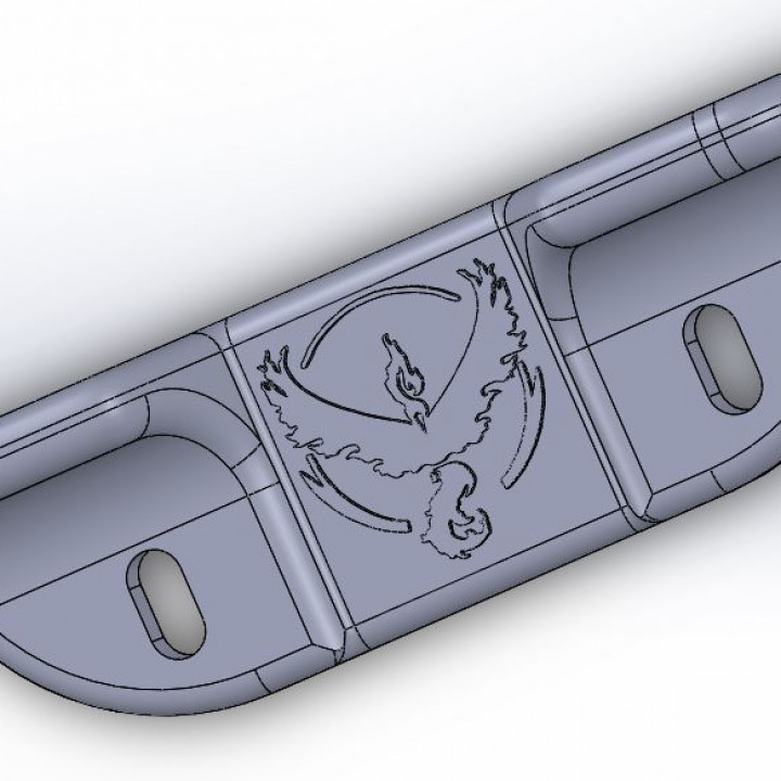 3D Printable PokemonGO Multi-Phone Adjustable Phone Mount by ...