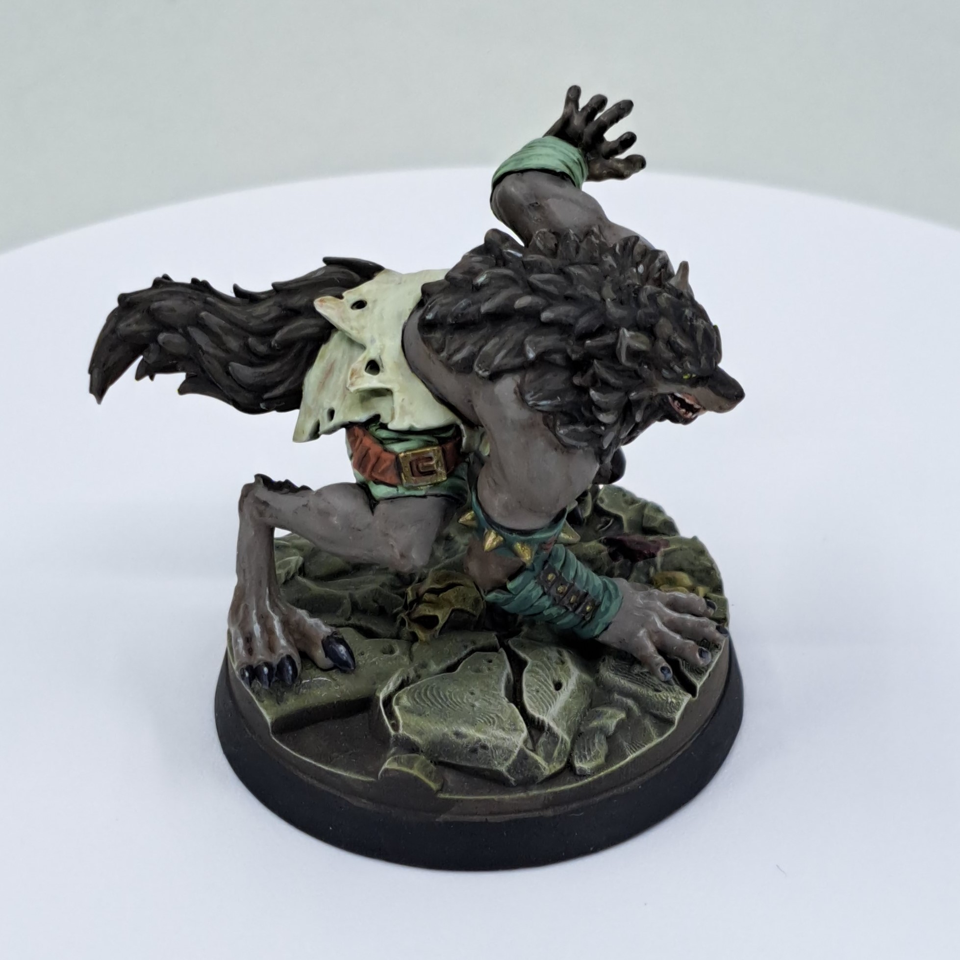 3D Printable Werewolf A by STL Miniatures