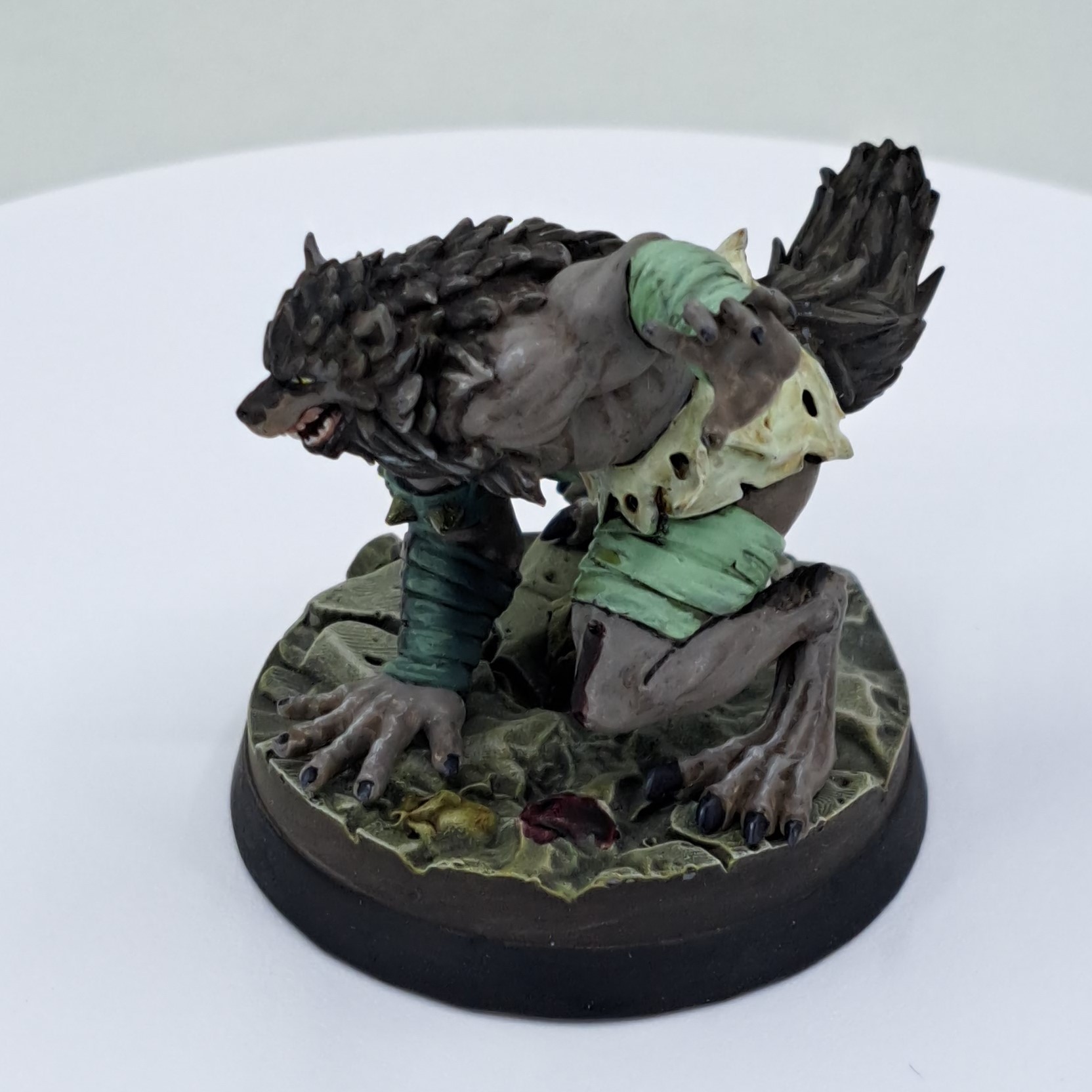 3D Printable Werewolf A by STL Miniatures