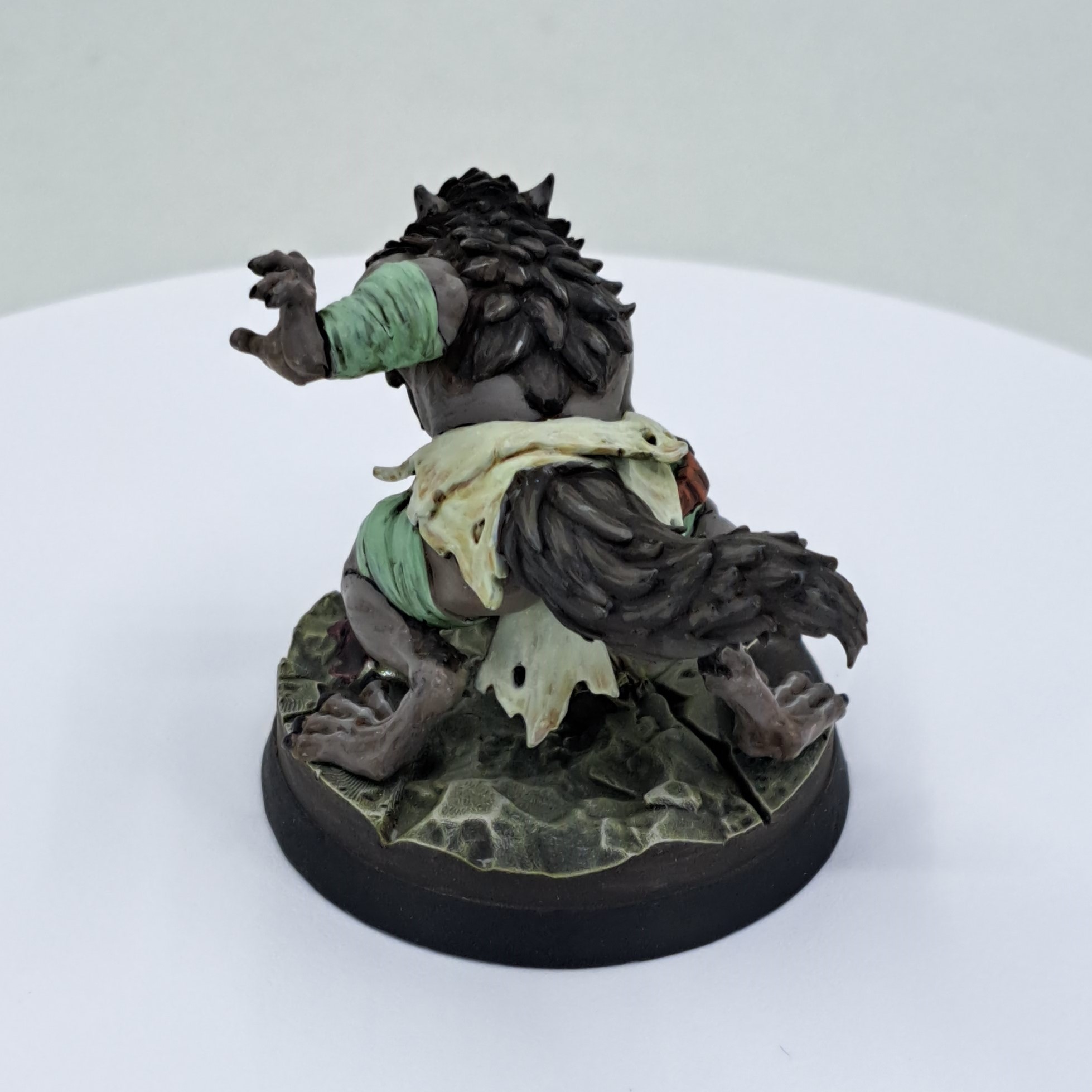3D Printable Werewolf A by STL Miniatures