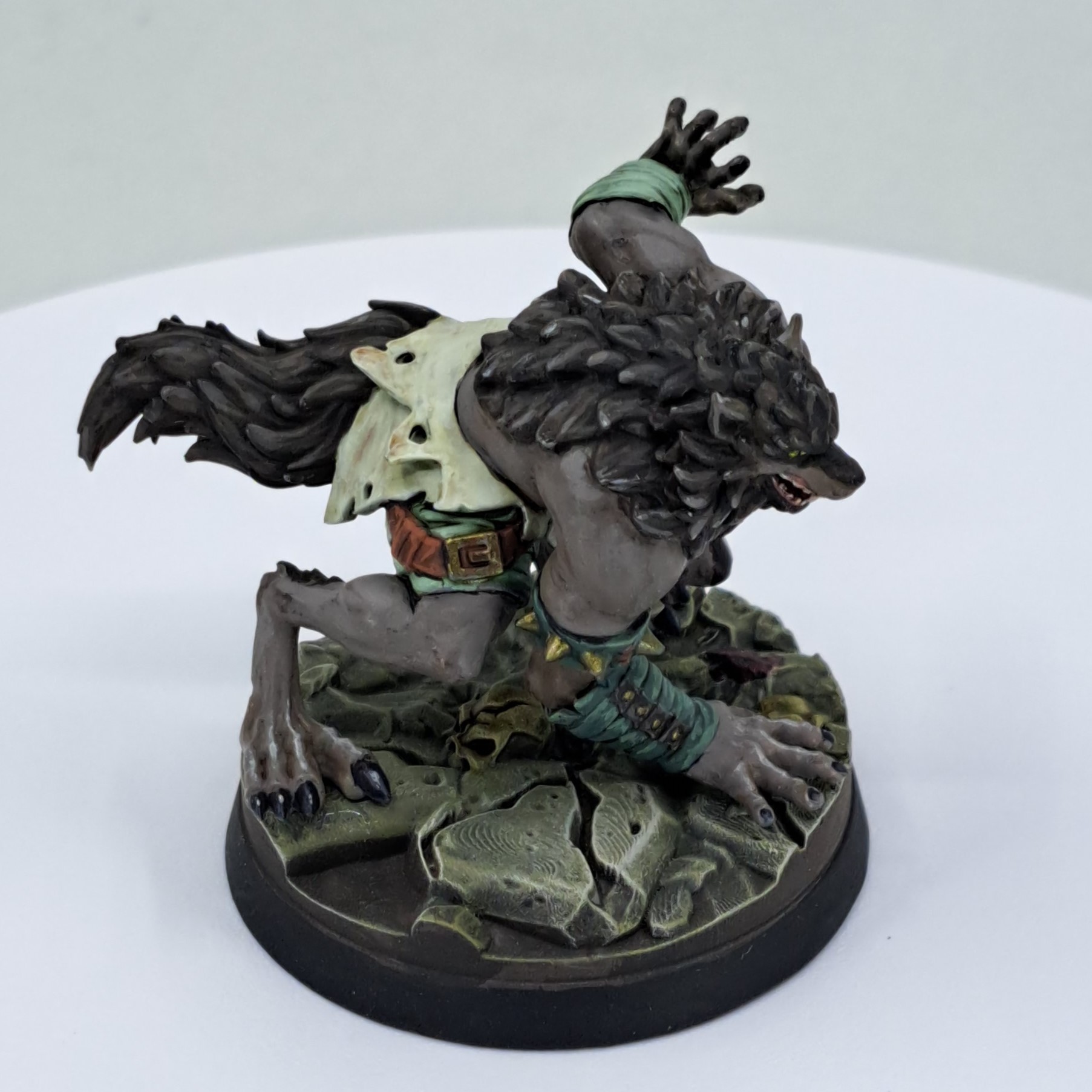 3D Printable Werewolf A by STL Miniatures