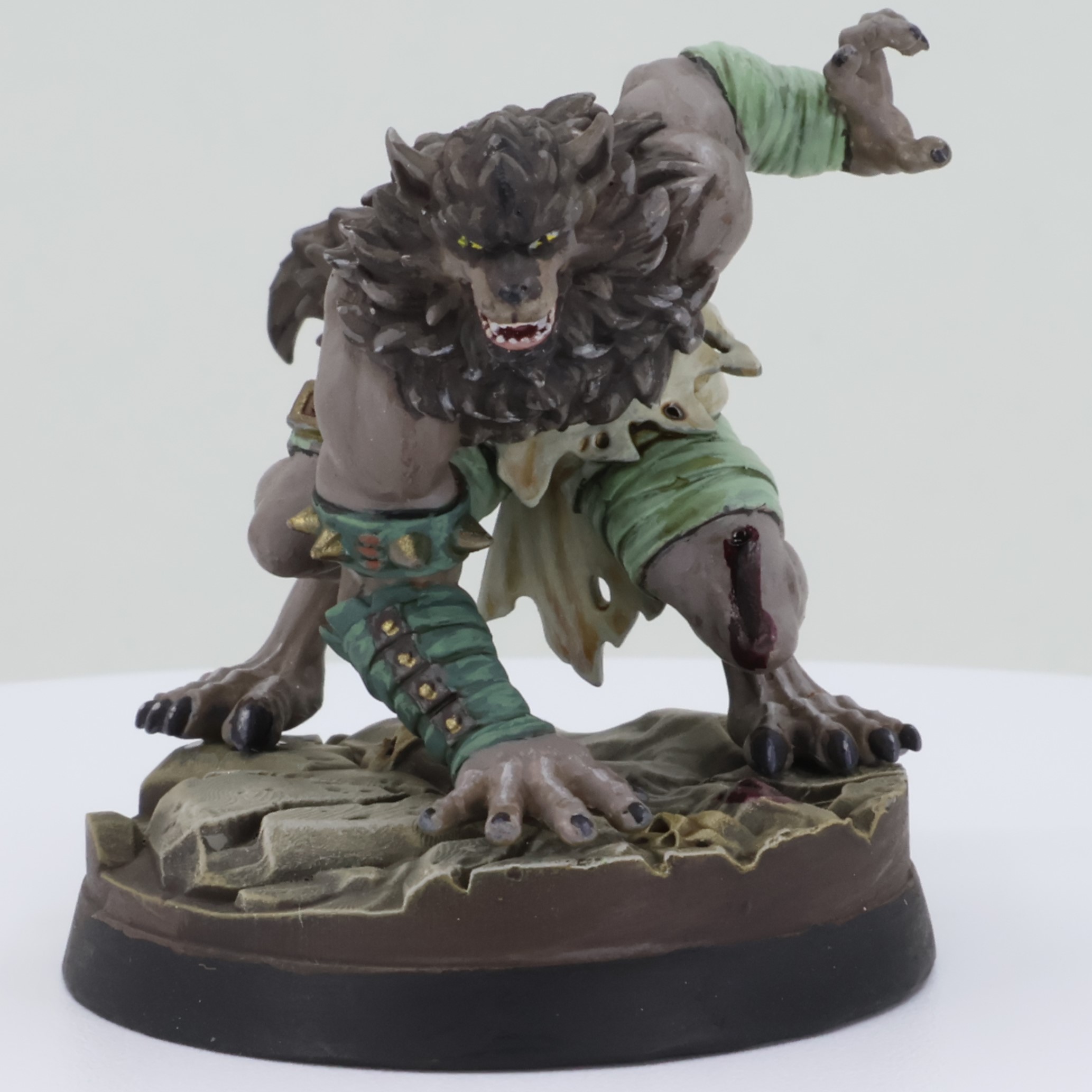 3D Printable Werewolf A by STL Miniatures