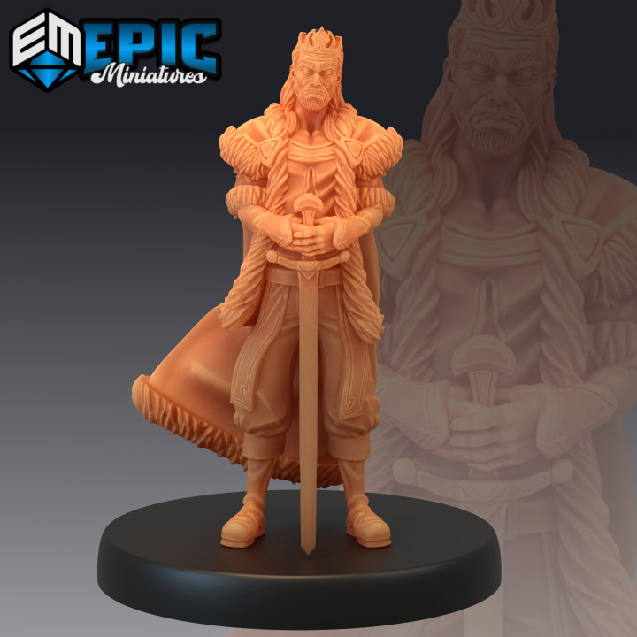 3D Printable Corrupt King / Evil Royal Leader / Ruthless Tyrant by Epic ...