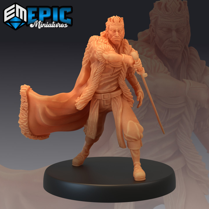 3D Printable Corrupt King Set / Evil Royal Leader / Ruthless Tyrant ...