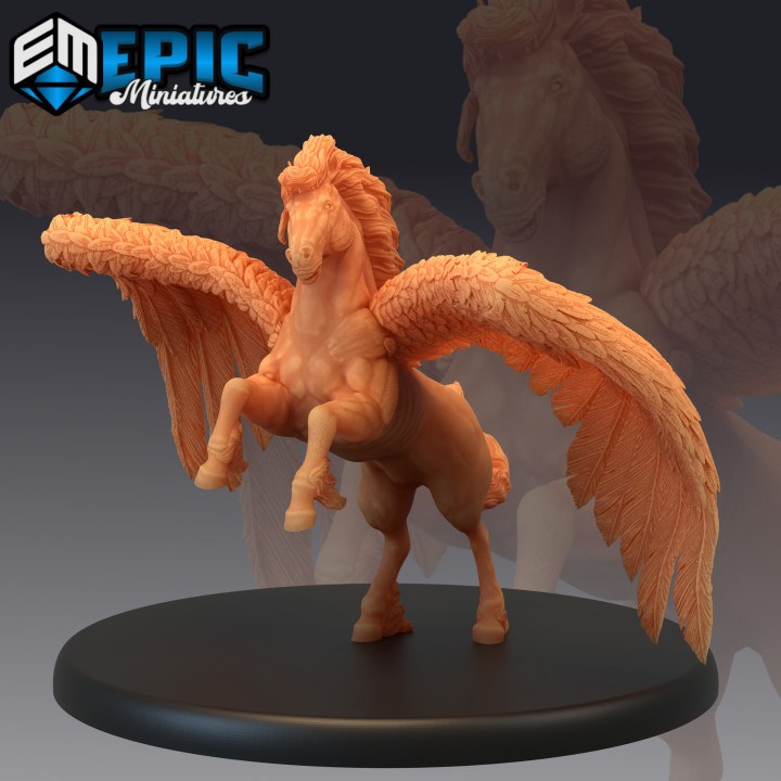 3D Printable Pegasus Mount / Epic Winged Horse / Flying Steed by Epic ...