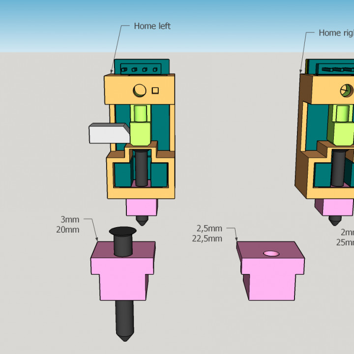 3D Printable ABL touch-mt Probe with optical sensor switch autoleveling ...