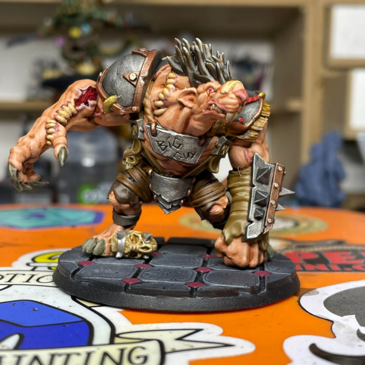 3D Print of Armored rat ogre by bigbullygaming