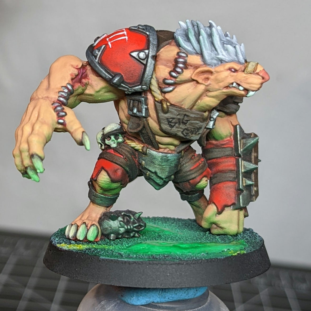 3D Printable Armored rat ogre by Punga Miniatures
