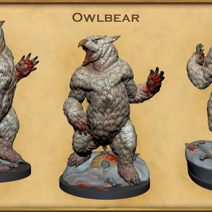 3D Printable O-bear by Creature Armory