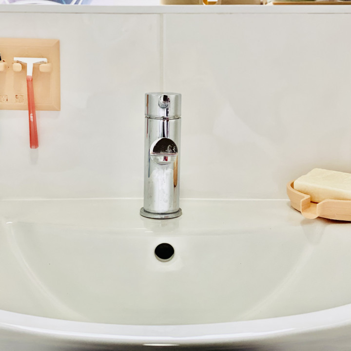 3D Printable Leaf Soap Saver Flow / Leaf Sponge Rest by Lazy Bear