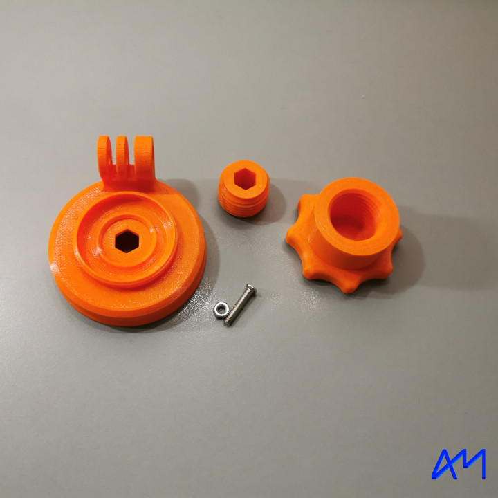 3D Printable Adjustable suction cup by Andrea Montalti