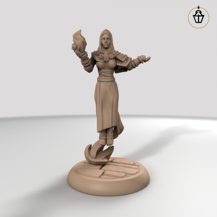 3D Printable Human Cleric by Lamppost Collective