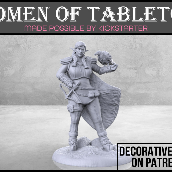 3D Printable Firbolg Ranger by M3DM