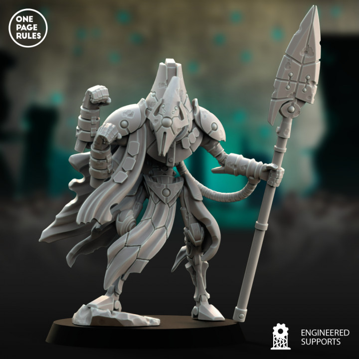 3D Printable Robot Lord (Technomancer) - Robot Legions by One Page Rules